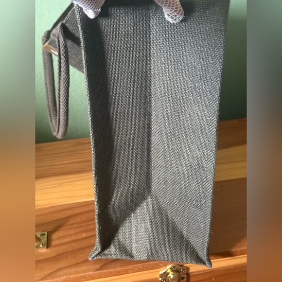 Emirates | Bags | Emirates First Class Dark Grey Large Jute Canvas Tote ...